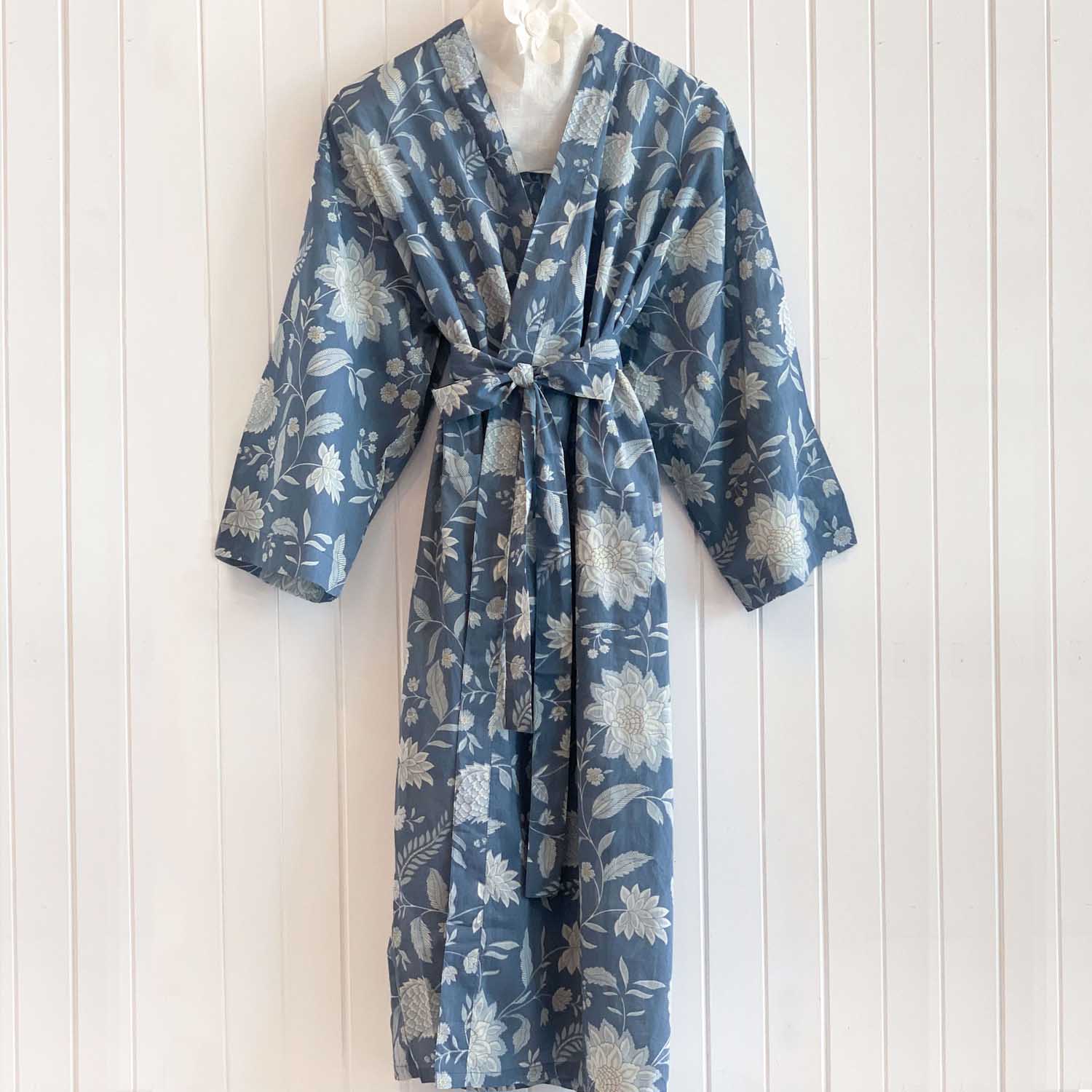 Cotton Kimono Robe| Kimono Robe | The Bedspread Shop