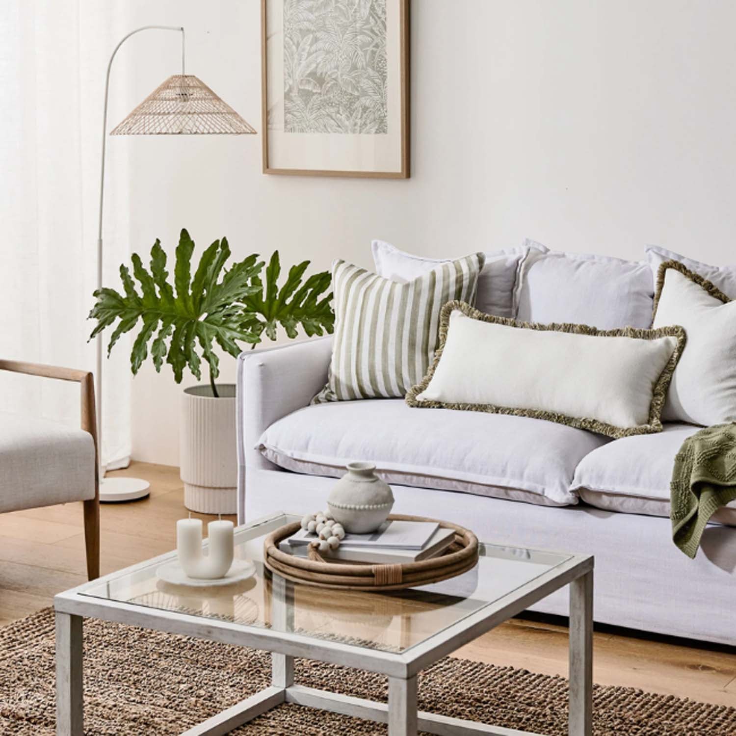 Hamptons Style Cushions |Linen Cushion Covers | The Bedspread Shop