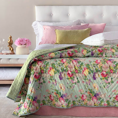 Quilted Coverlets | Quilted Floral Coverlet & Comforter Sets Australia ...