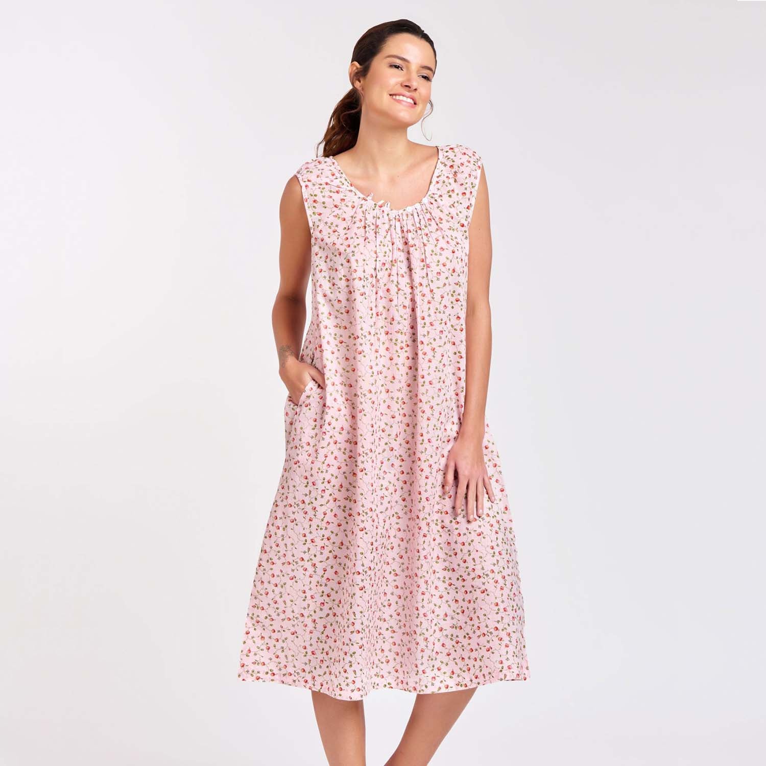 Women's Cotton Nighties | Cotton Nighties Online | The Bedspread Shop ...