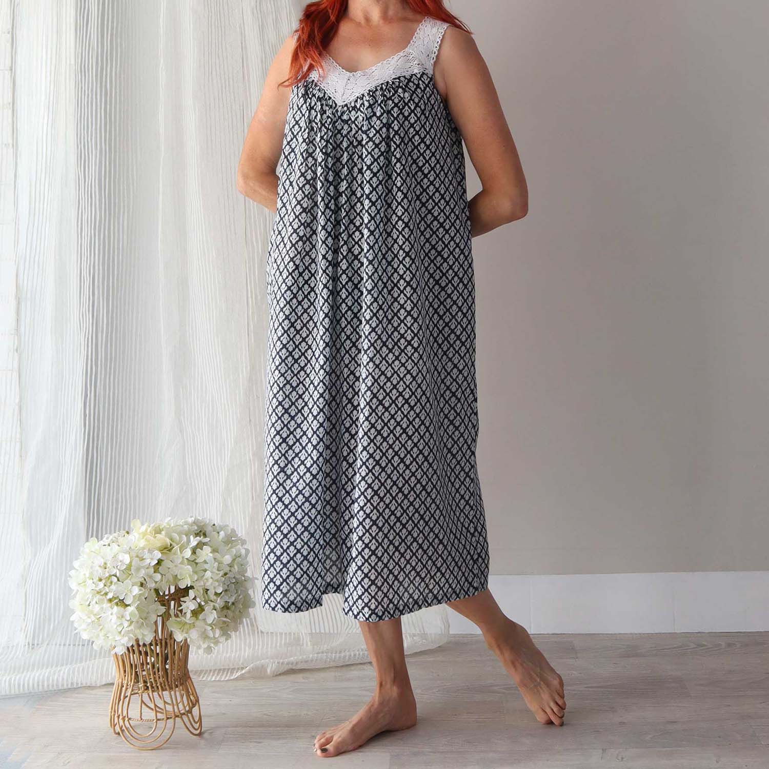 Women's Cotton Nighties | Cotton Nighties Online | The Bedspread Shop