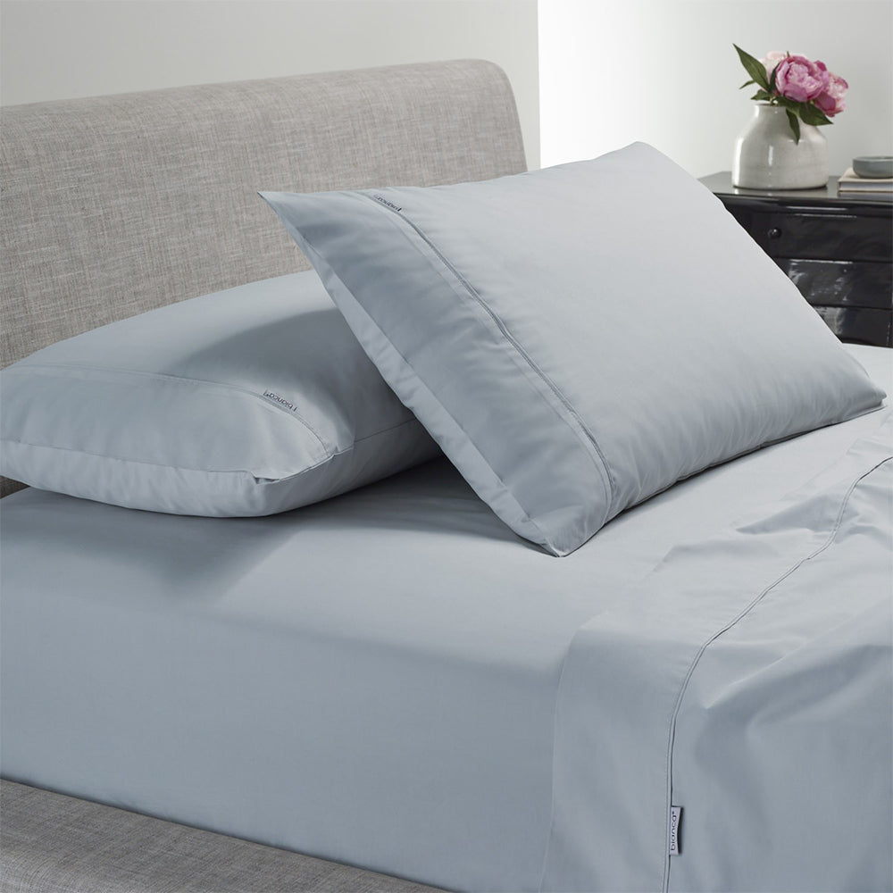 Heston 300 TC Cotton Percale Sheet Sets - Blue – The Bedspread Shop